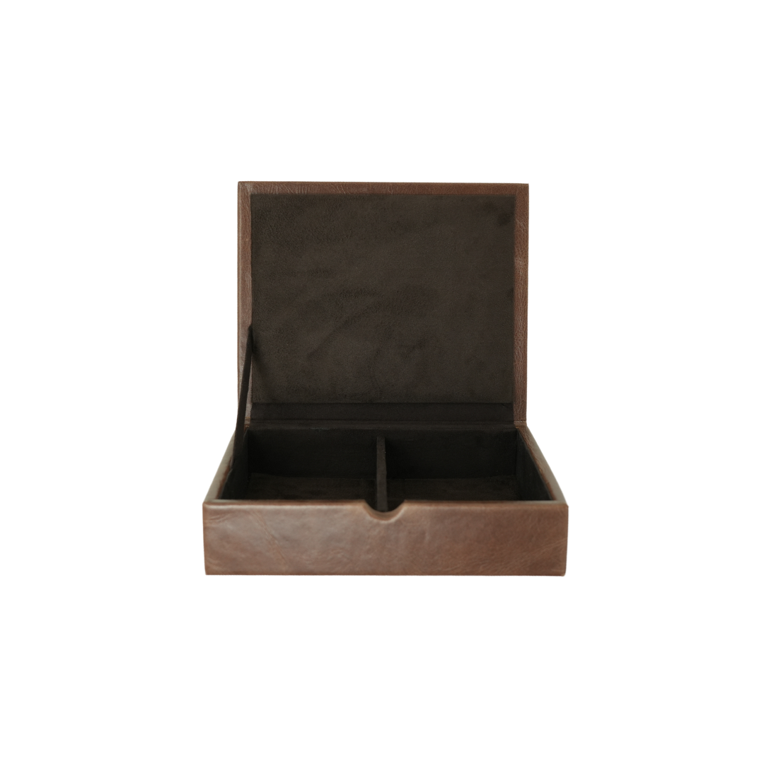 Double Deck Poker Box – The Leather Story